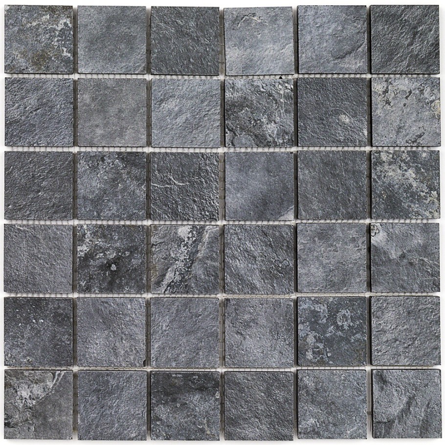 Bond Tile Cornwall Slate 4 in. x 8 in. Semi-Polished Porcelain Mosaic ...