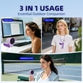 3 IN 1 Portable Handheld Mini Fan, Compact Personal Cooling, 100Speeds ...