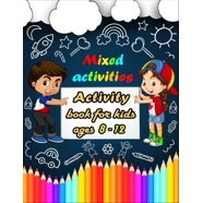 Winter : Coloring and Activity Book with Puzzles, Brain Games, Mazes ...