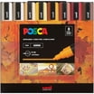 Uni POSCA PC-5M Paint Markers, Medium Tip (1.8-2.5mm), Warm Tones, 8 ...