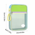Fiaya Women Nylon File Bag for Students in Green, L-Shaped Tote for ...