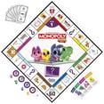 Monopoly Junior 2-in-1 Board Game, Ages 4+, Double-Sided Gameboard for ...
