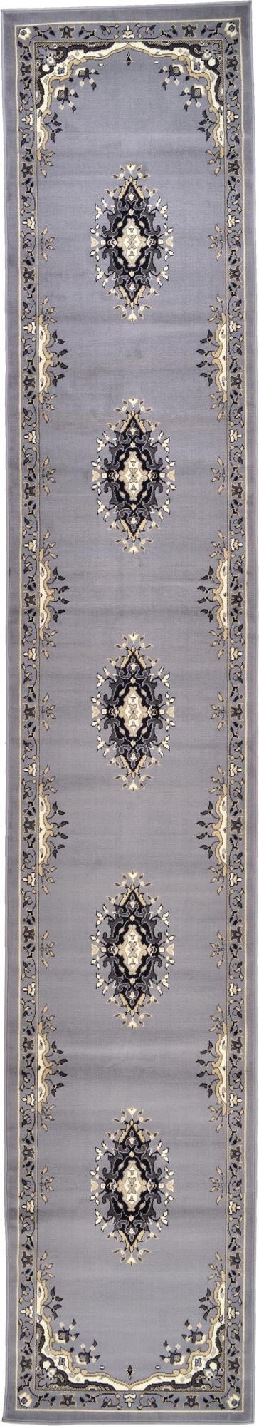 Rugs.com Amaya Collection Rug – 16 Ft Runner Gray Medium Rug Perfect ...
