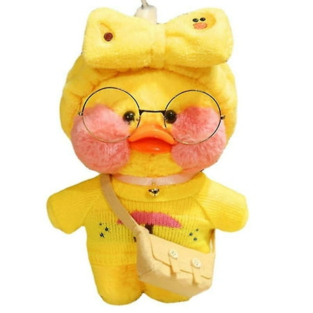 30cm Little Yellow Duck Doll Duck Lala Fan Fan Duck Plush Toy Duck Doll ...