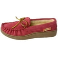 Alpine Swiss Sabine Womens Suede Shearling Moccasin Slippers House ...