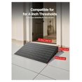 4" Threshold Ramp for Doorway, 2500LBS Capacity 3 Channels Cord Cover ...