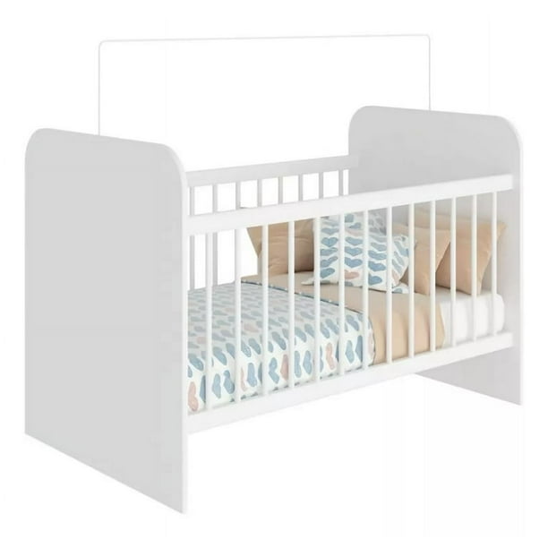 Cuna Clásica Skal Living con Diseño Renovado Mod Bb03 Color blanco ...