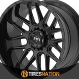 Motiv 423B Magnus Black Wheel Rim, 20" x 10" 6 x 135mm/6 x 5.5" -25mm ...