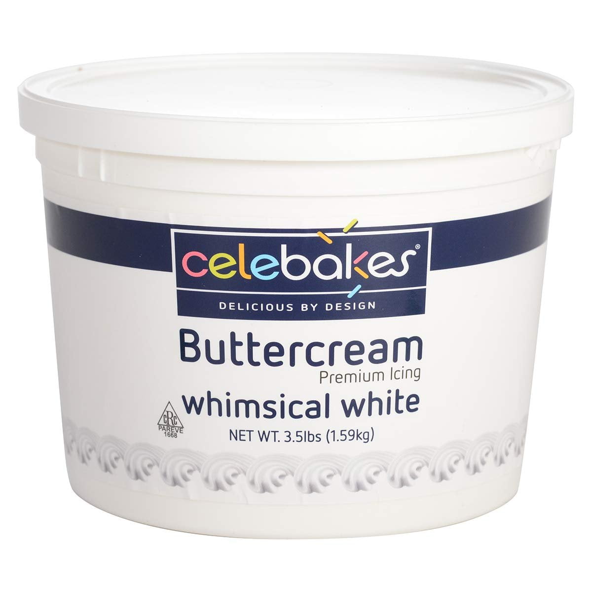 Celebakes Whimsical White Premium Buttercream Icing 3.5 Pounds ...
