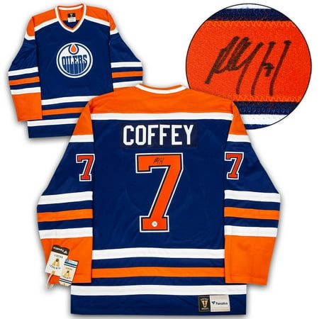 Paul Coffey Edmonton Oilers Signed Retro Fanatics Jersey | Walmart Canada