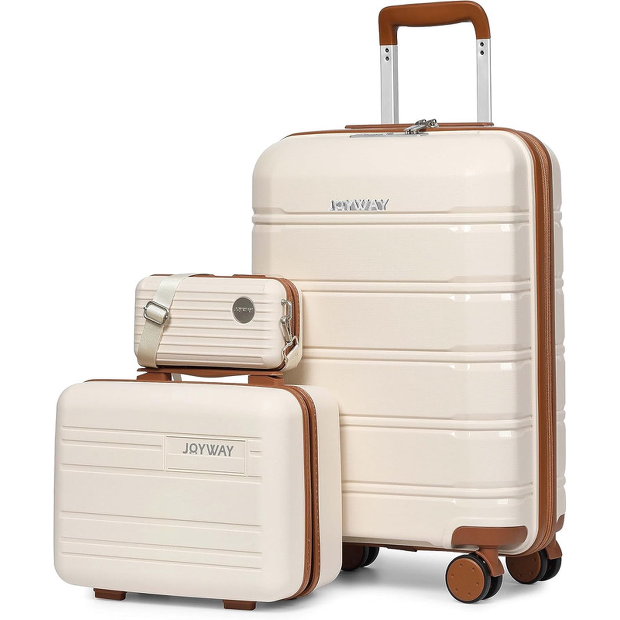 Click here for Joyway 3-Piece Carry-On Suitcase Set 20-Inch Hard-... prices