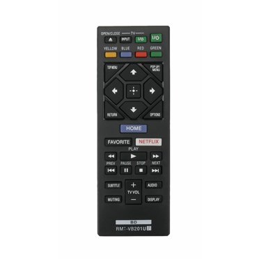 Sony RMT-VB100U Replaced Remote Control for Sony Blu-Ray DVD players - Walmart.com