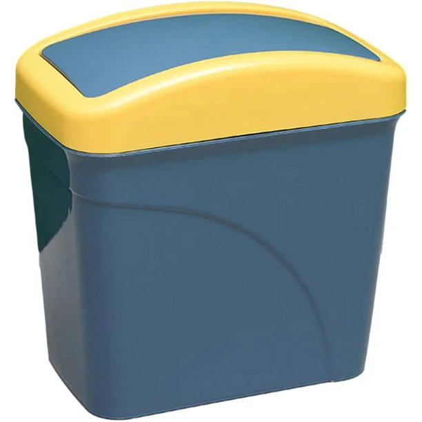 Small Trash Can Wastebasket,Mini Desktop Wastebasket with Lid,Small ...