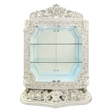 ACME Adara Curio , Antique White Finish - Walmart.com