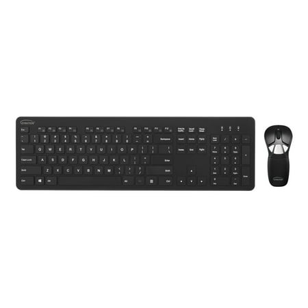 Gyration GYM1100FK - Keyboard and mouse set - wireless - 2.4 GHz - US ...
