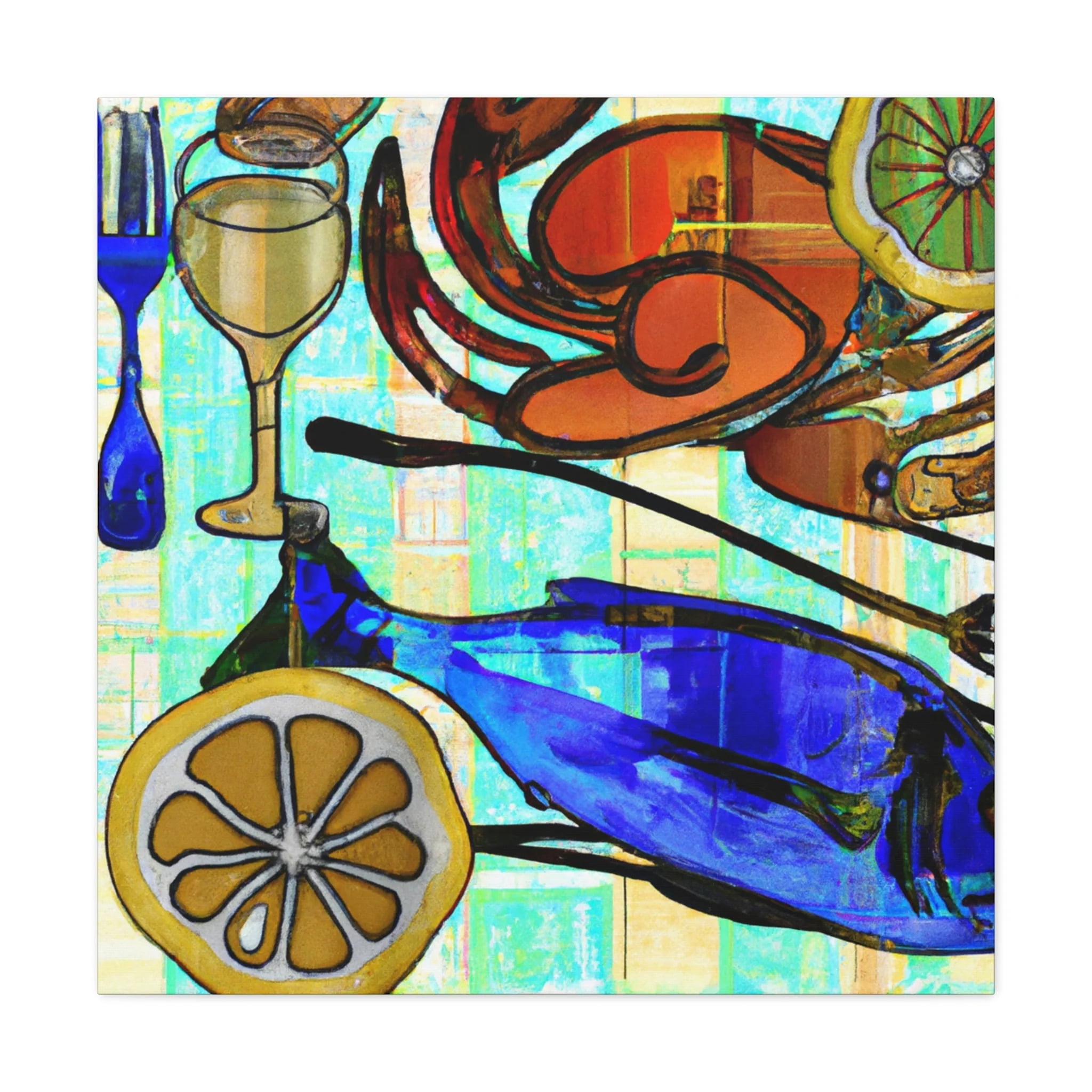 Seafood Pop Fables - Canvas - Walmart.com
