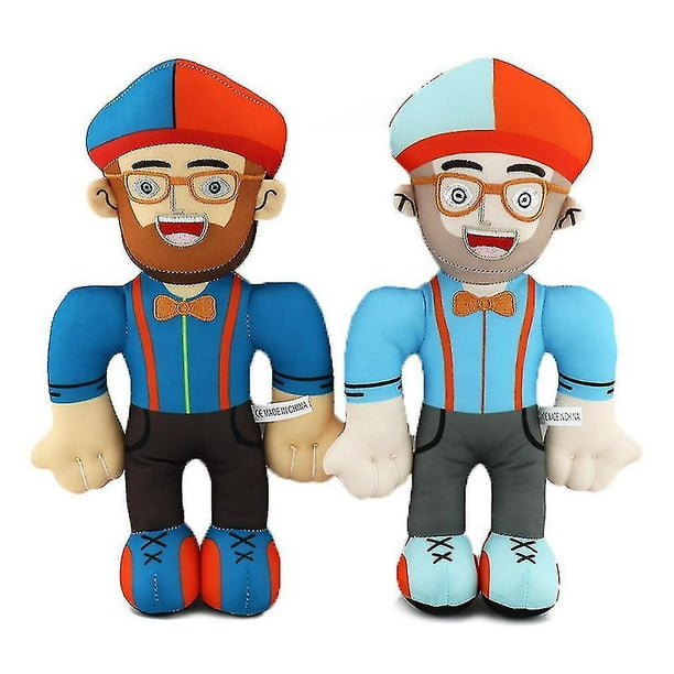 Blippi Plush Toy Educational Character Blippi Cosplay Hat Stuffed ...