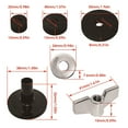 18Pcs/Set Drum Felts Pad Anti-Scratch Protect Compact Felt Pad Drum ...