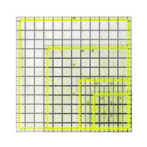 4 PCS Quilting Ruler, Square Rulers Fabric Cutting Ruler Acrylic ...