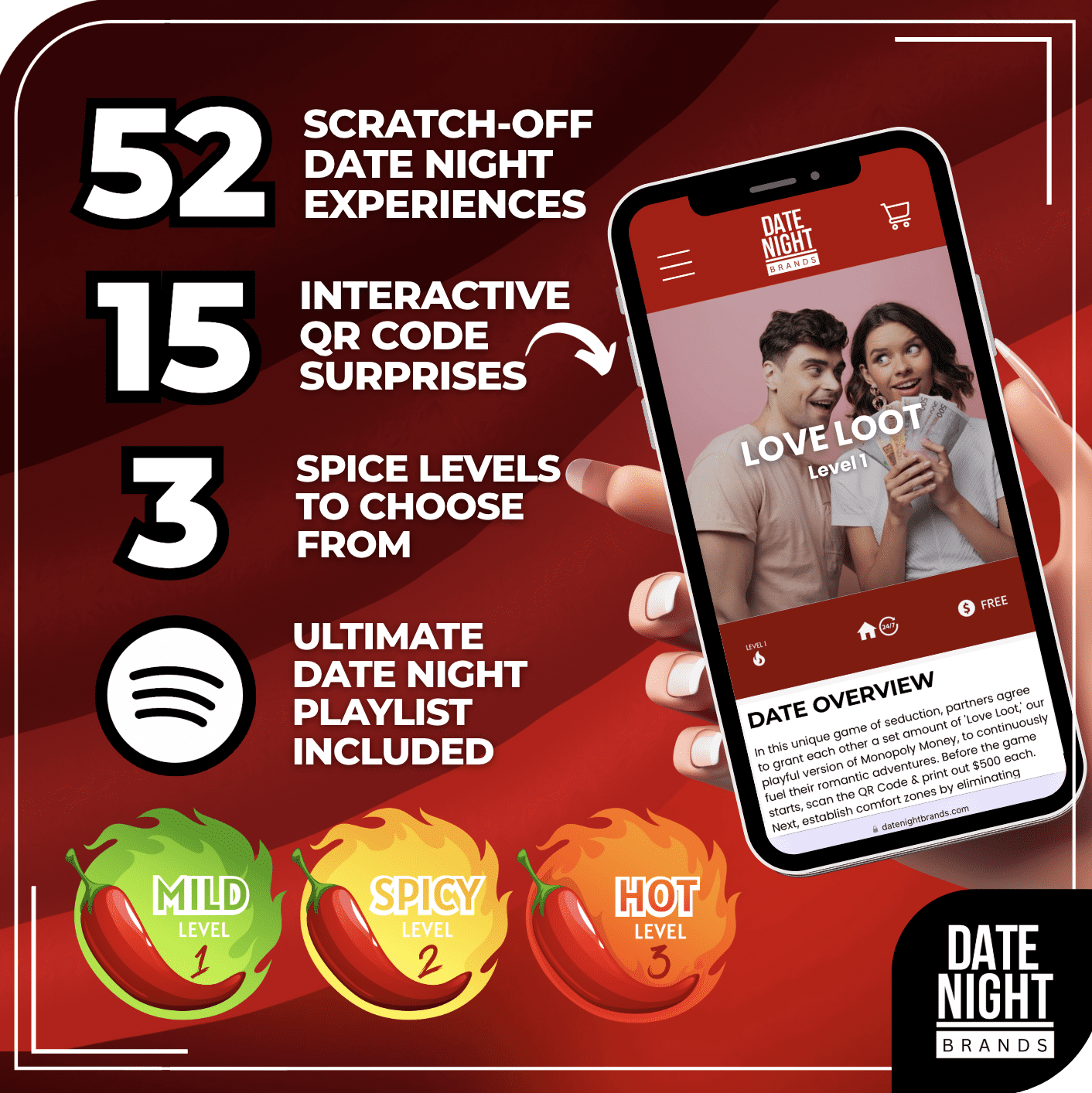 Date Night Box: After Dark - 52 Spicy & Intimate Scratch-Off Date Night Box: After Dark - 52 Spicy & Intimate Scratch-Off