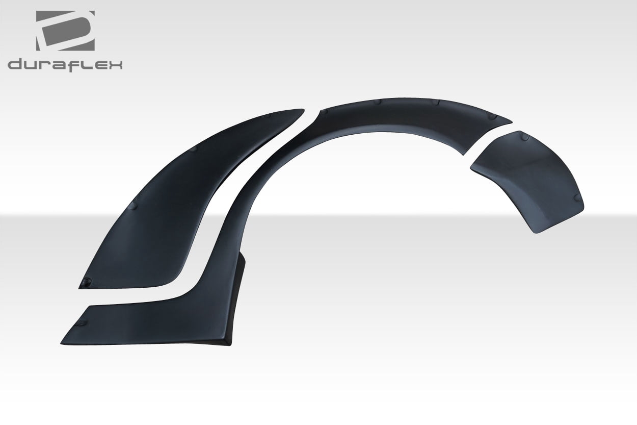 Duraflex Rear Fender Flares, Wide Body, Fiberglass, Fits 2011-2014 ...