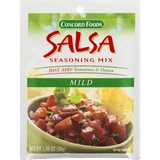 Concord Foods Homemade Mexican Sauce, Mild Salsa Seasoning Mix Powder ...