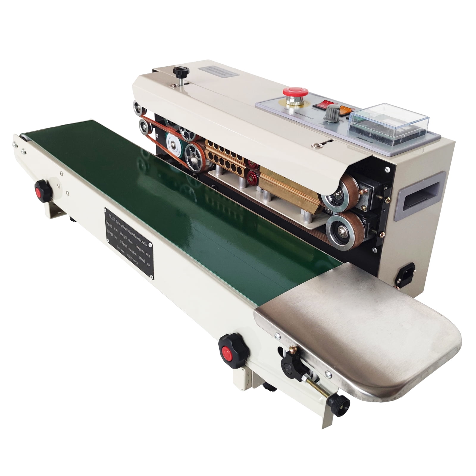 EQCOTWEA FR-770 Continuous Sealing Machine Horizontal Digital Display ...