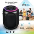 Singing Machine Sing Cast Max Stand-Alone Karaoke Machine, Stand, & LED ...