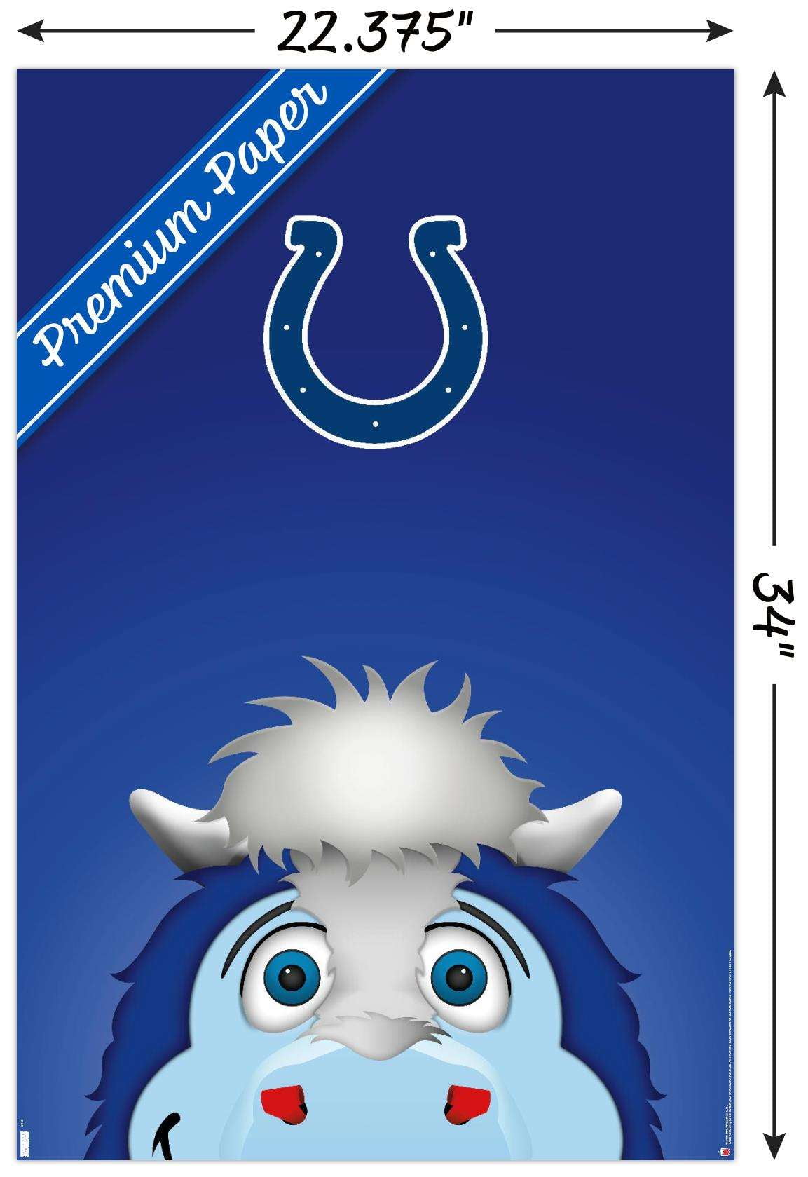 Indianapolis Colts Mascot Cartoon