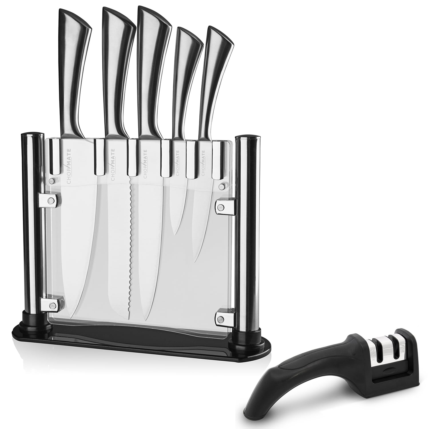 Chopmate 5-Piece Professional Precision Stainless Steel Ultra Durable ...
