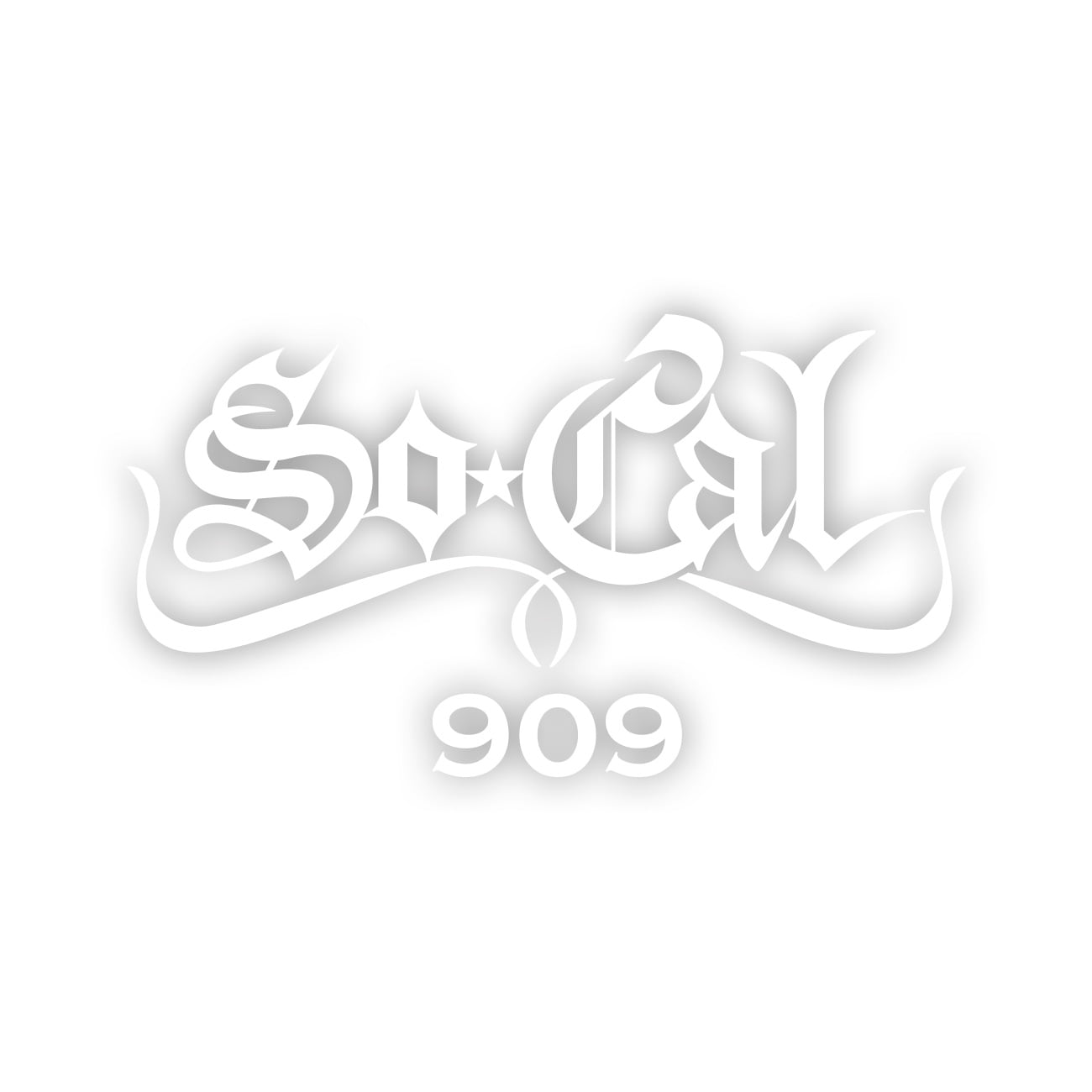 So Cal 909 Sticker Decal Die Cut - Self Adhesive Vinyl - Weatherproof ...