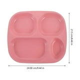 Serving Plate Kitchen Plates Food Serving Tray Portion Control Plate ...