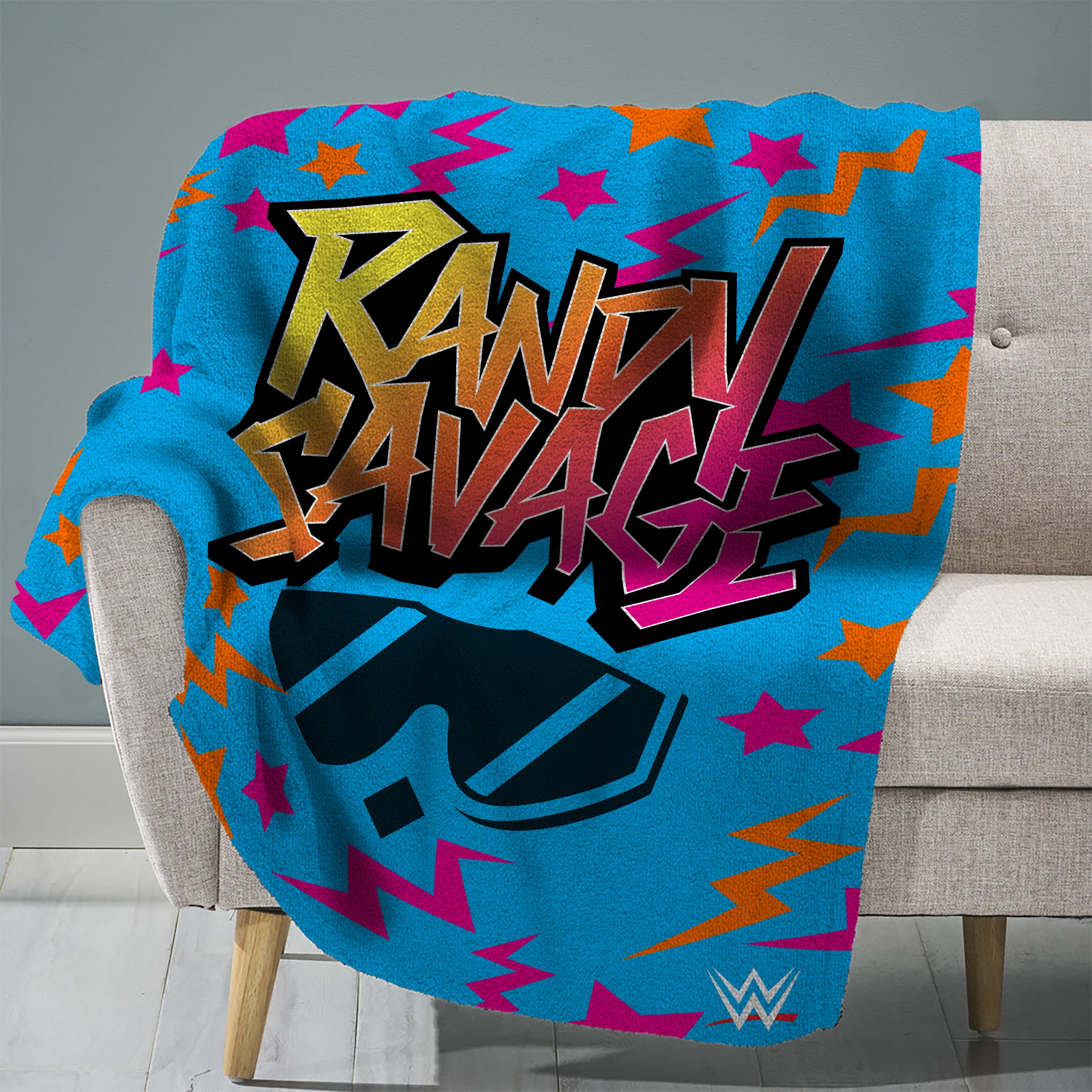 Sleep Squad WWE Randy Savage 60” x 80” Raschel Plush Throw - Walmart.com