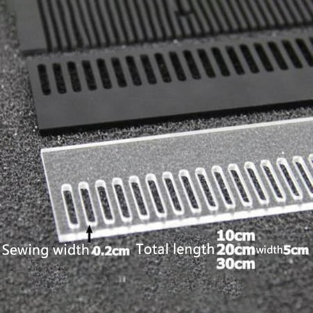 200mm Length Transparent PVC Aquarium Weir Comb Marine Sump Tank ...