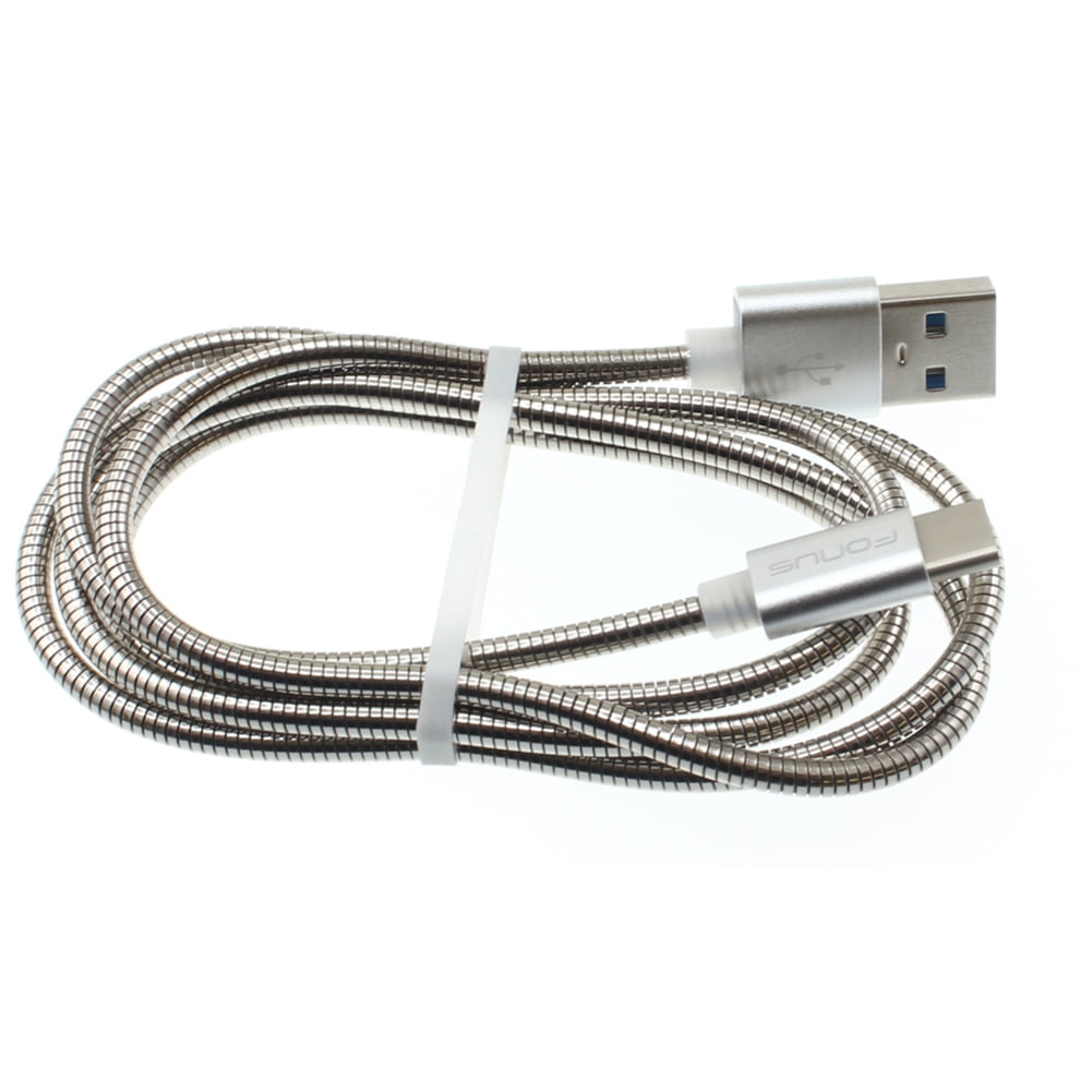 3ft Metal USB Cable for LG V40 ThinQ - Type-C Charger Cord Power Wire ...