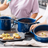 Praktica by Cinsa 6 Piece Enamel on Steel Cookware Set Stock Pot, Dutch ...