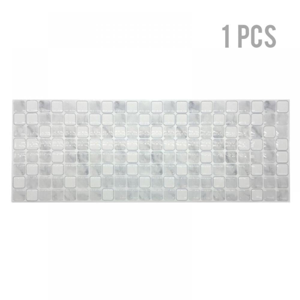 3D Mosaic Tile Sticker Removable Wallpaper Tile Green, 3D Self Adhesive ...