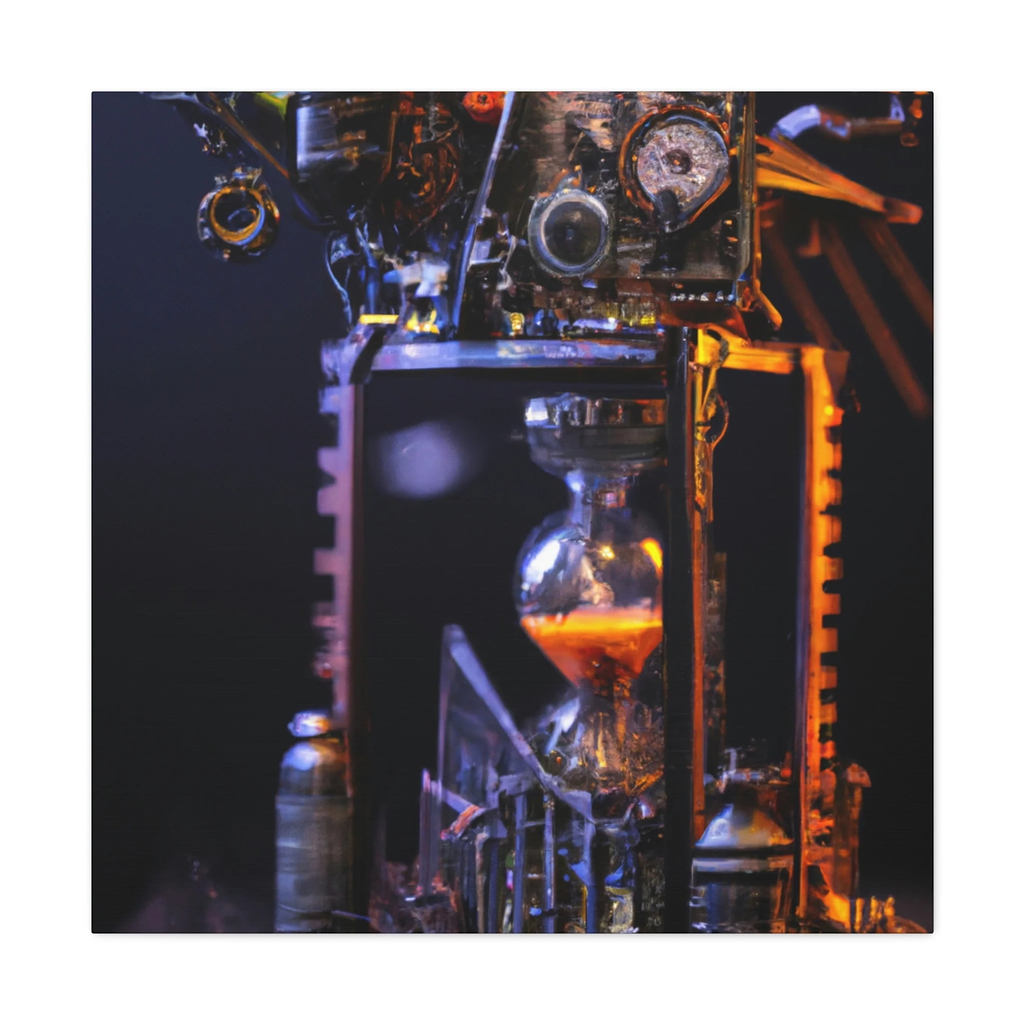 Mechanical Time Machine Art - Canvas - Walmart.com