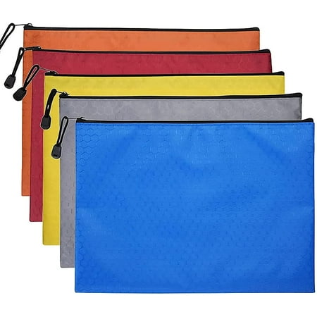 Zipper Bag,10 Pcs Waterproof Document Bag A5 Mesh Plastic Zipper Bag ...