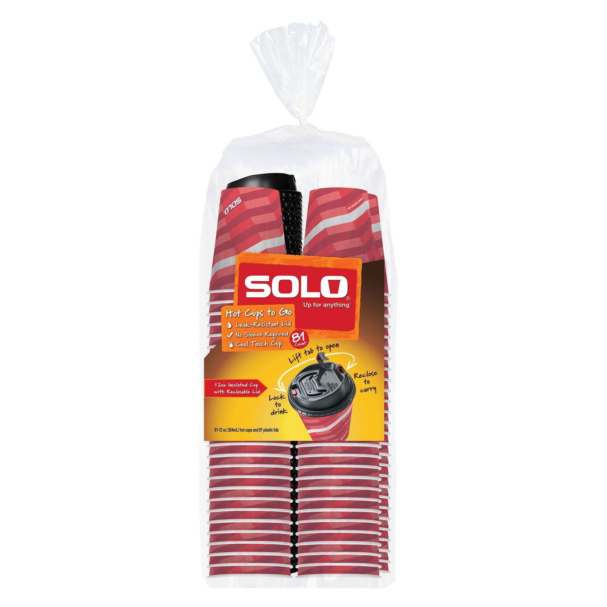 SOLO 12 oz. Hot Cups To Go, 81 Ct. - Walmart.com