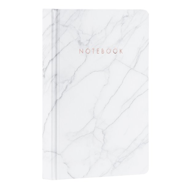 Pen + Gear Foil Stamped, Marble Book Bound Journal, 240 pages - Walmart.com