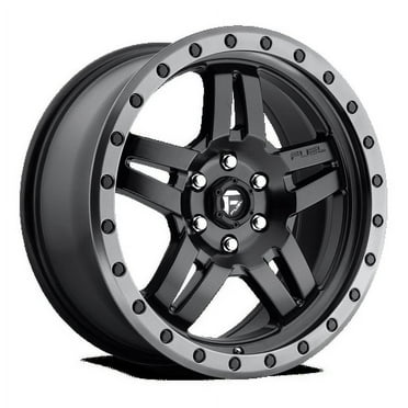 Fuel 1PC Aluminum Rim D786 UNIT 17X9in Matte Black with Matte Black ...