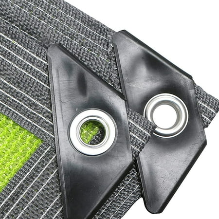 Green Shade Cloth Fabric with Grommets, Outdoor Plant Vegetables Shade ...