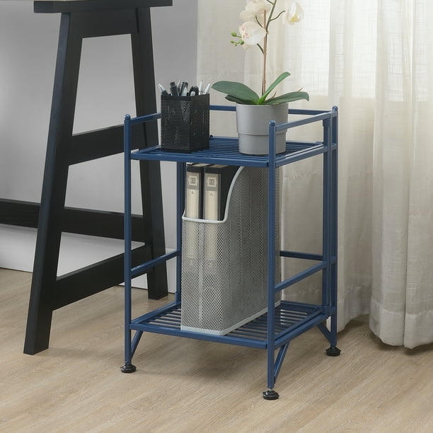 Blue Metal Shelf