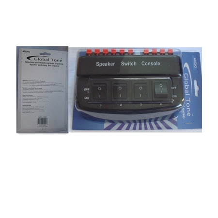 GlobalTone SPEAKER DISTRIBUTION BOX 4 pairs | Walmart Canada