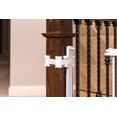 Regalo 2-in-1 Stairway and Hallway Wall Mounted Baby Safety Gate, White ...