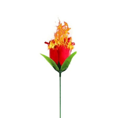 EXPLOSIVE Torch to Rose (20PCS) Fire Magic Trick Flame Appearing Flower ...
