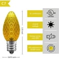 LINYAN-UL Listed Box of 25 C7 Led Replacement Bulbs,2 SMD LEDs in Each ...