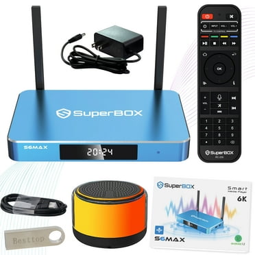 SuperBox S6 Max (2025) Android 12 TV Box - 4GB RAM 64GB Storage | 6K ...