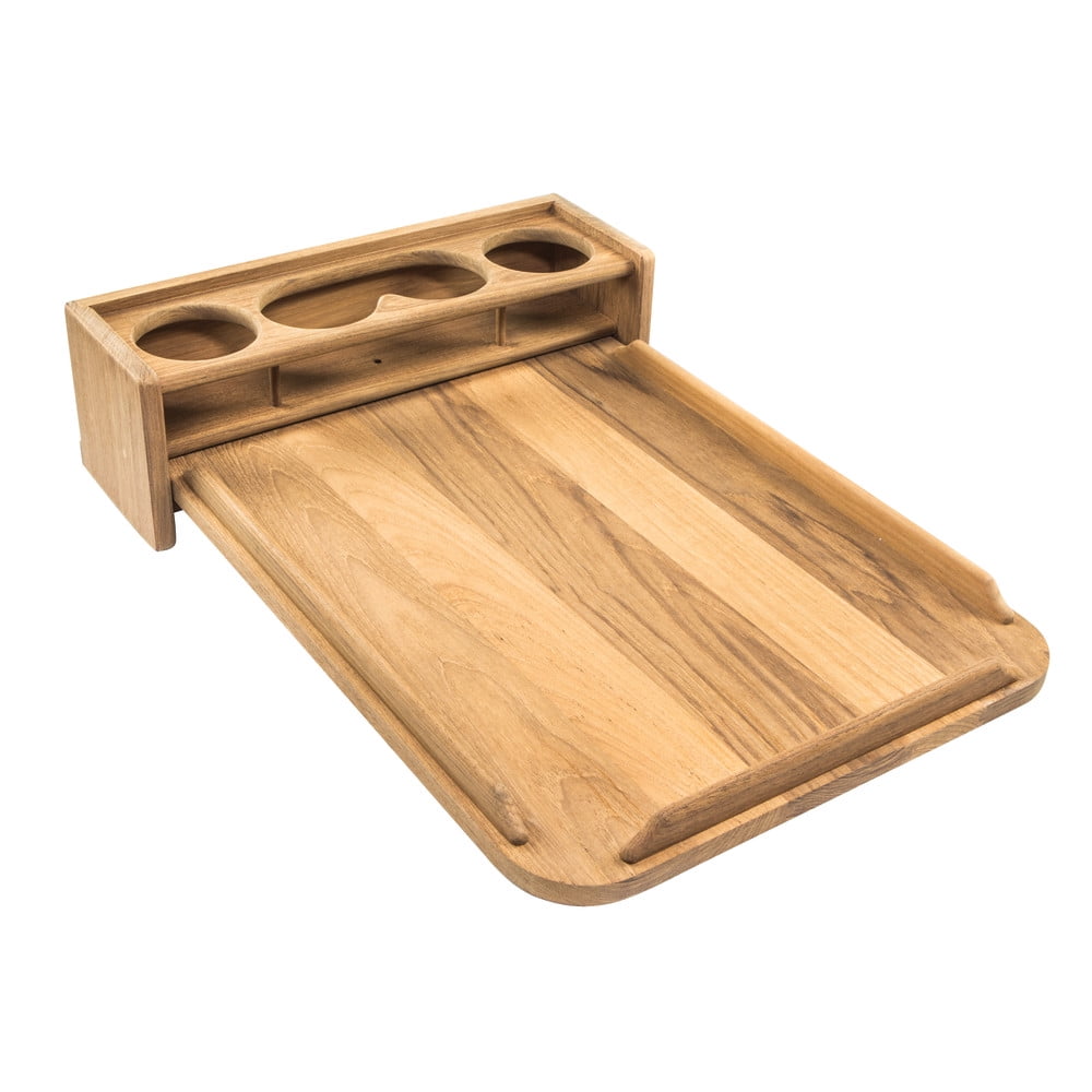Whitecap 61394 Teak Removable Cockpit Table with Four Drink Holder ...